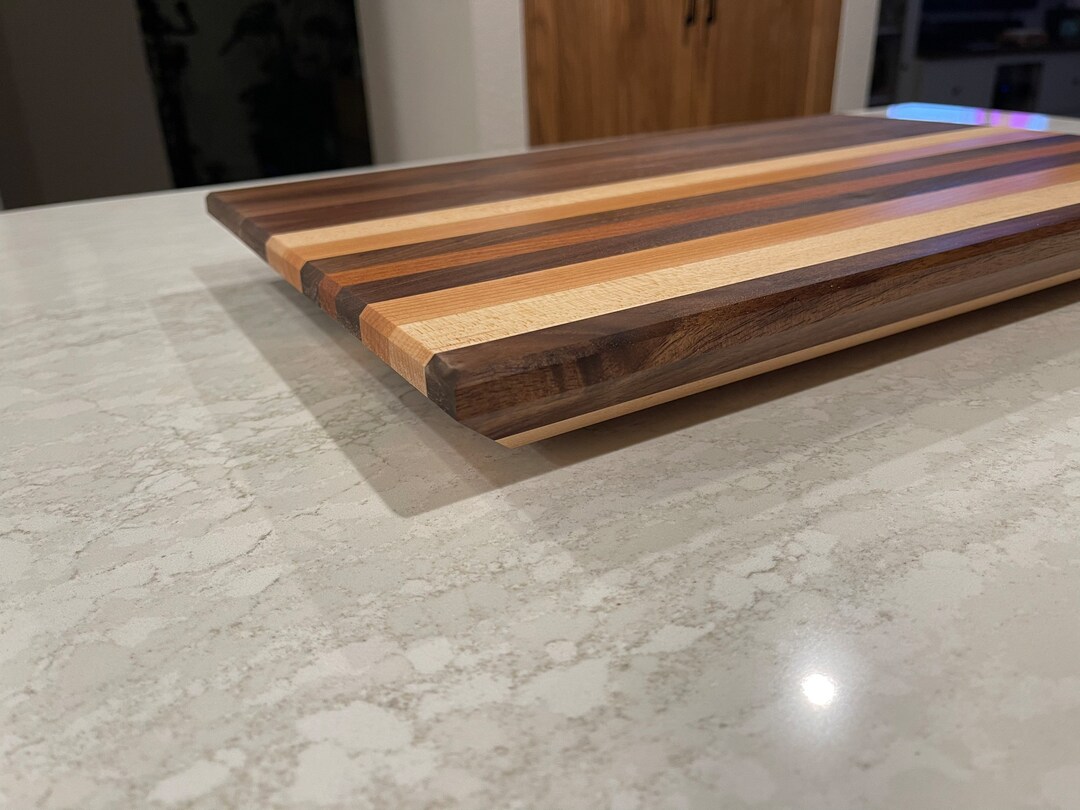 Large Edge Grain Cutting Board - Etsy