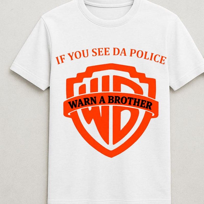 If You See Da Police Warn a Brother Shirt - Etsy