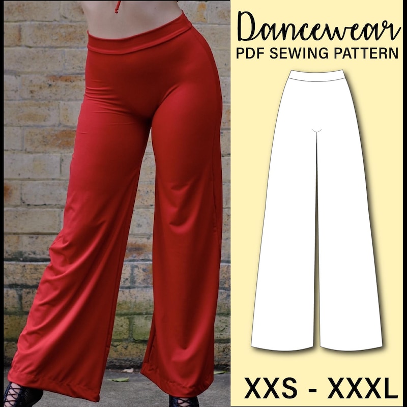 Dancewear Patterns Pants - Etsy UK