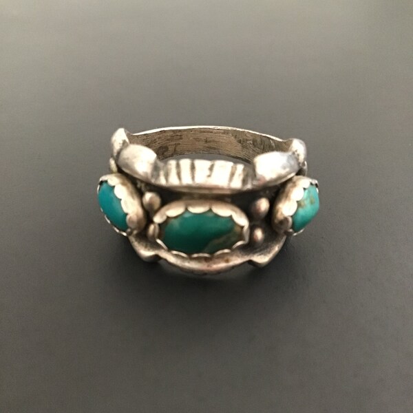 Triple Stone Ring - Etsy