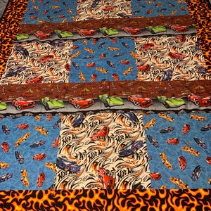 Hot Wheels Quilt - Etsy