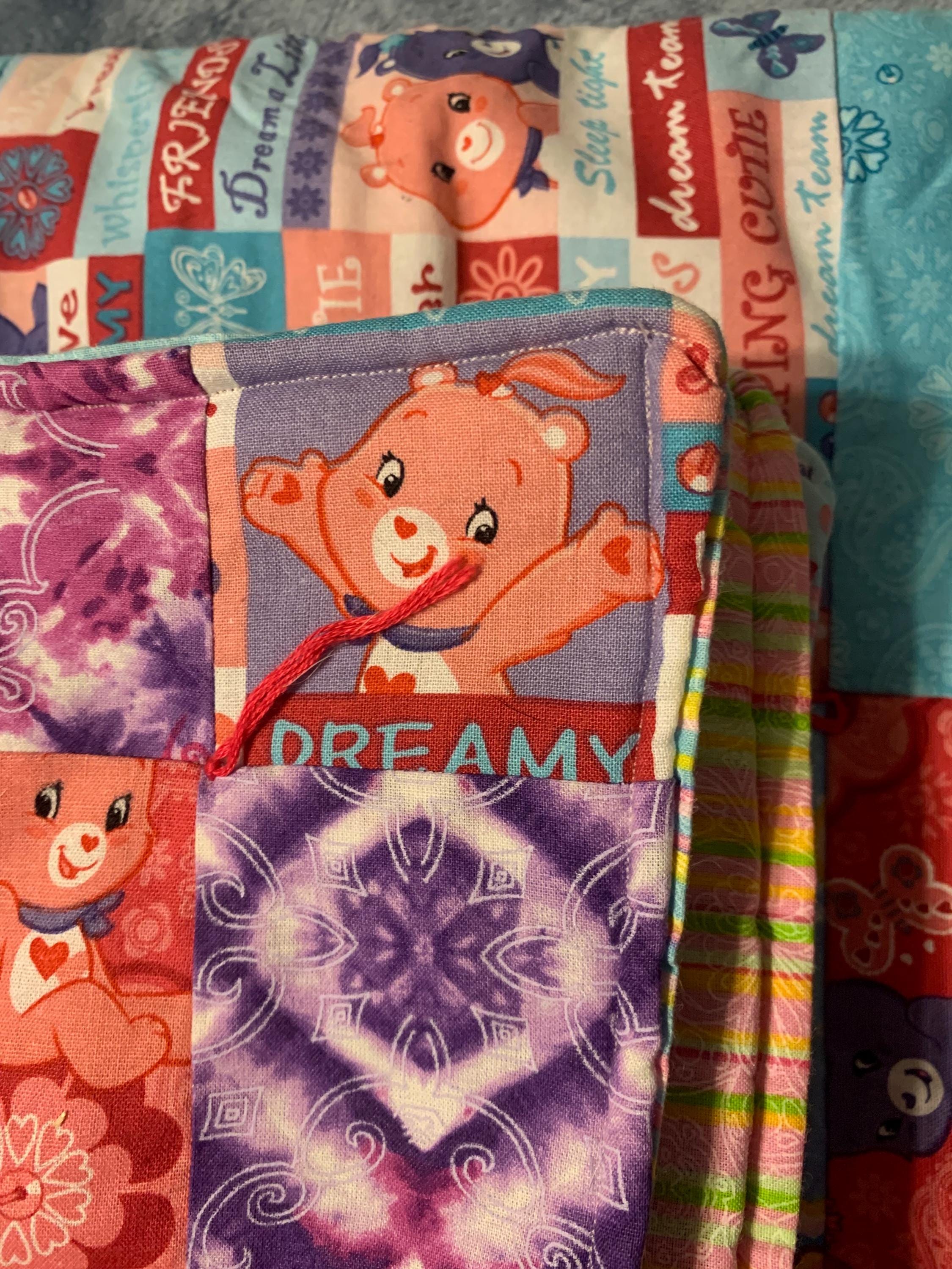 Care Bears Quilt - Etsy