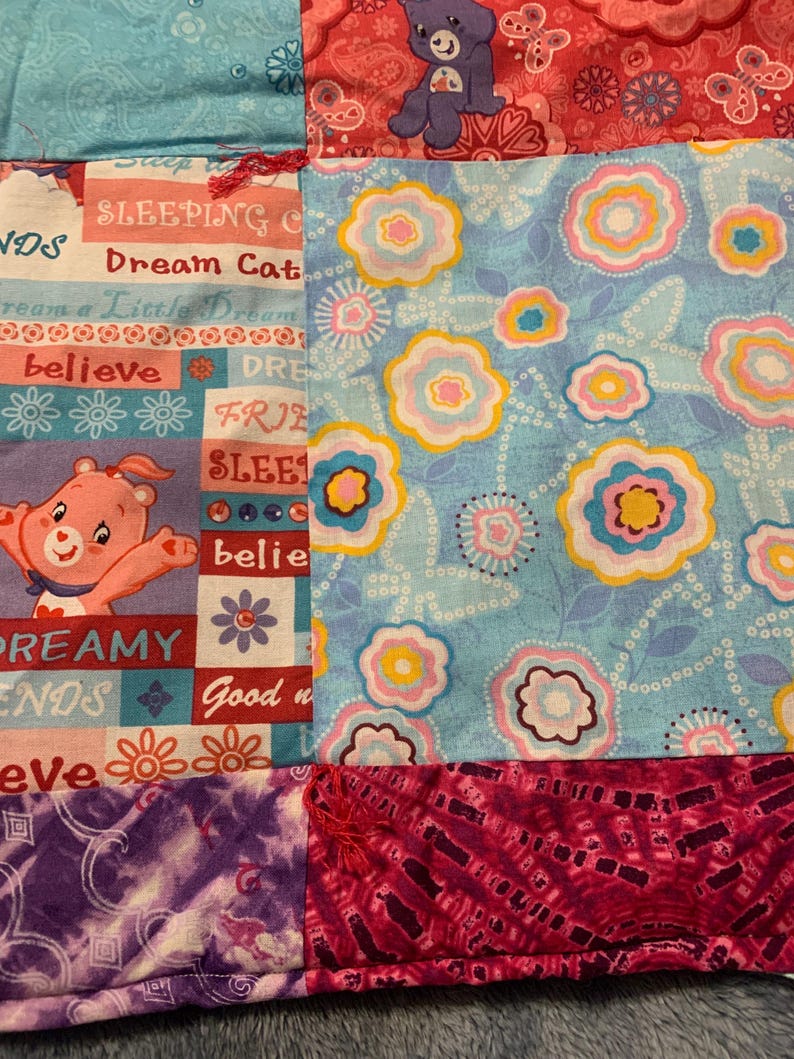 Care Bears Quilt - Etsy