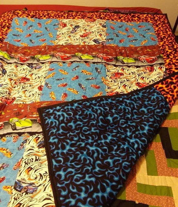Hot Wheels Quilt | Etsy