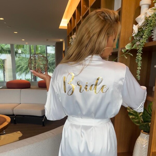 Lace Robe Bride - Etsy