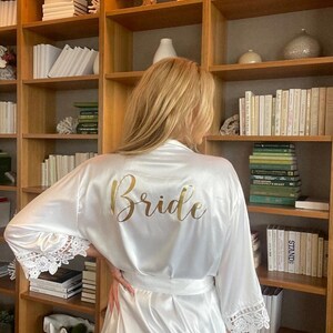 Bride Custom Personalized Wedding Robe, Bridal Shower Future Bride Wife ...