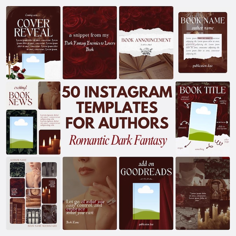 Romantasy Instagram Book - Etsy UK
