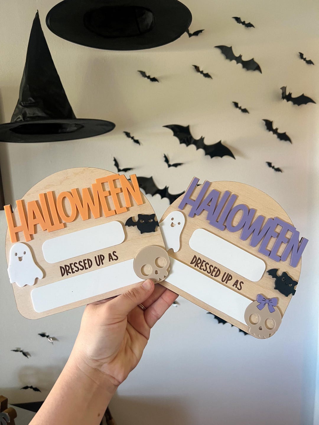 Yearly Halloween Costume Dry Erase Photo Prop - Etsy