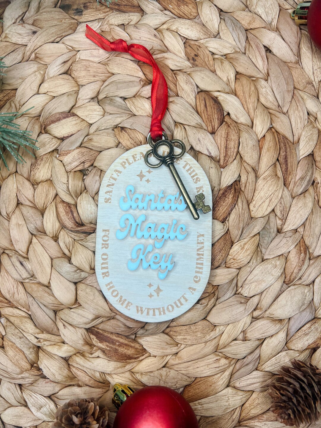 Santa Key Ornament Elf Prop Gift for Kids Gift for Grandkids - Etsy