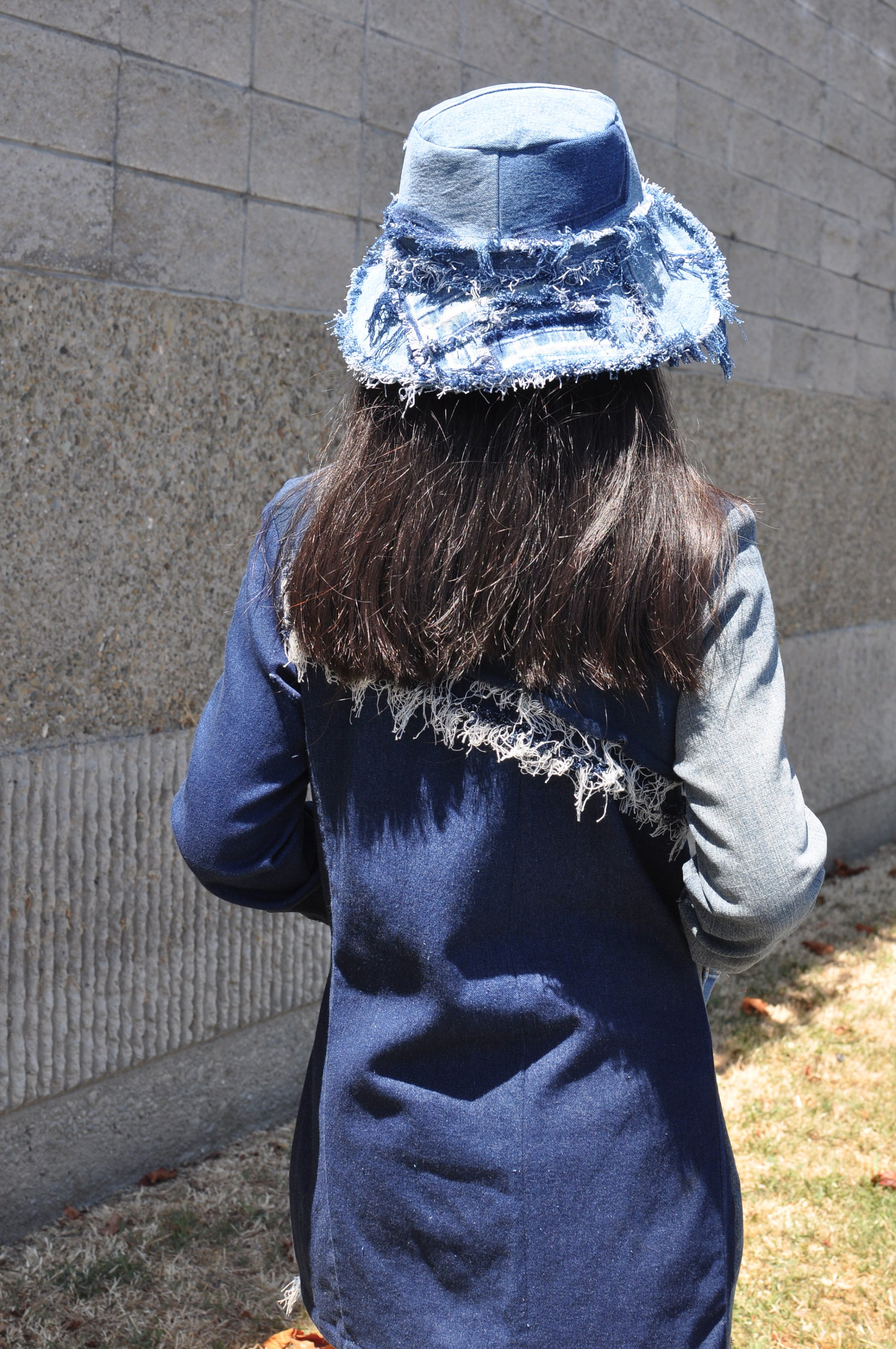Frayed Denim Jacket: Lightweight Summer Jean Coat, Size Small - Etsy