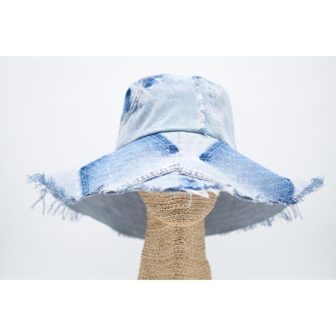 1 of 1 'omni' Look 4-way-wear Handmade Distressed Upcycled Light Wide ...