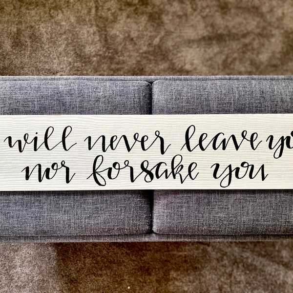 I Will Never Leave - Etsy