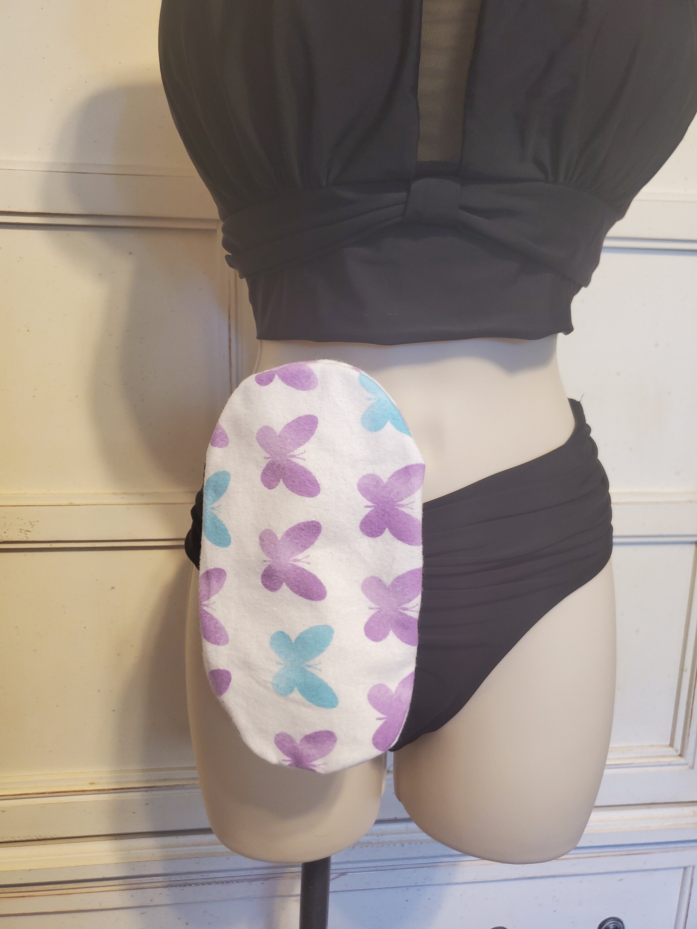 Purple and Blue Butterfly Ostomy Bag Cover - Etsy