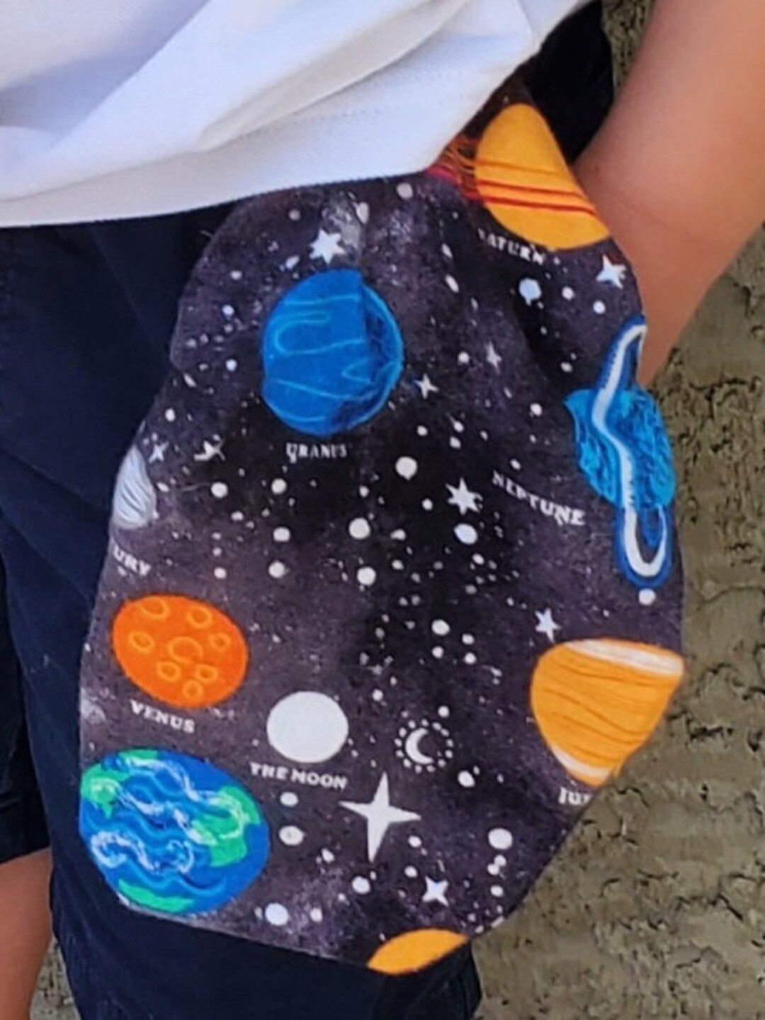 Custom Sizes Black Space Ostomy Bag Cover - Etsy