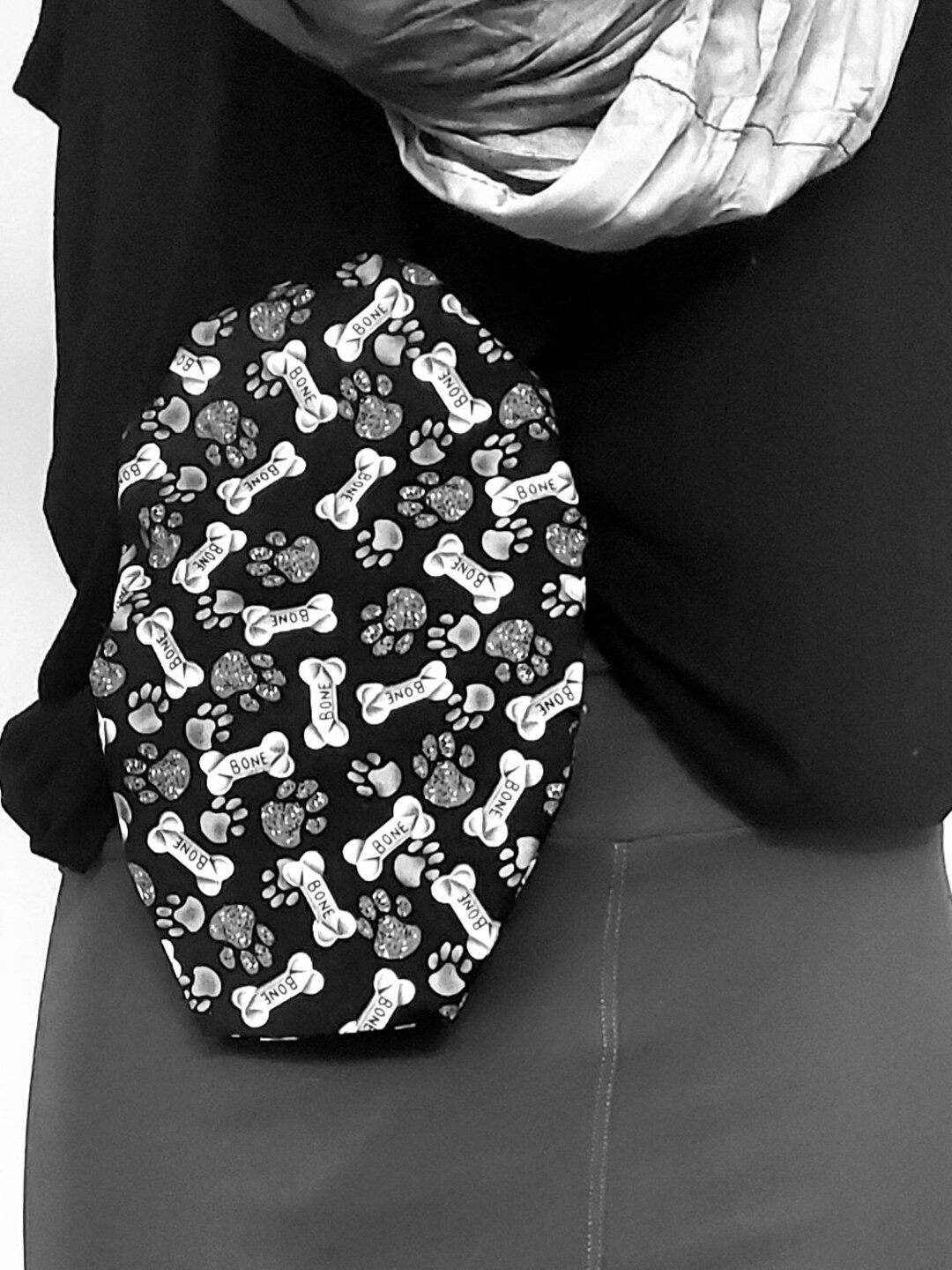 Custom Sizes Black and White Bog Bone Ostomy Bag Cover - Etsy