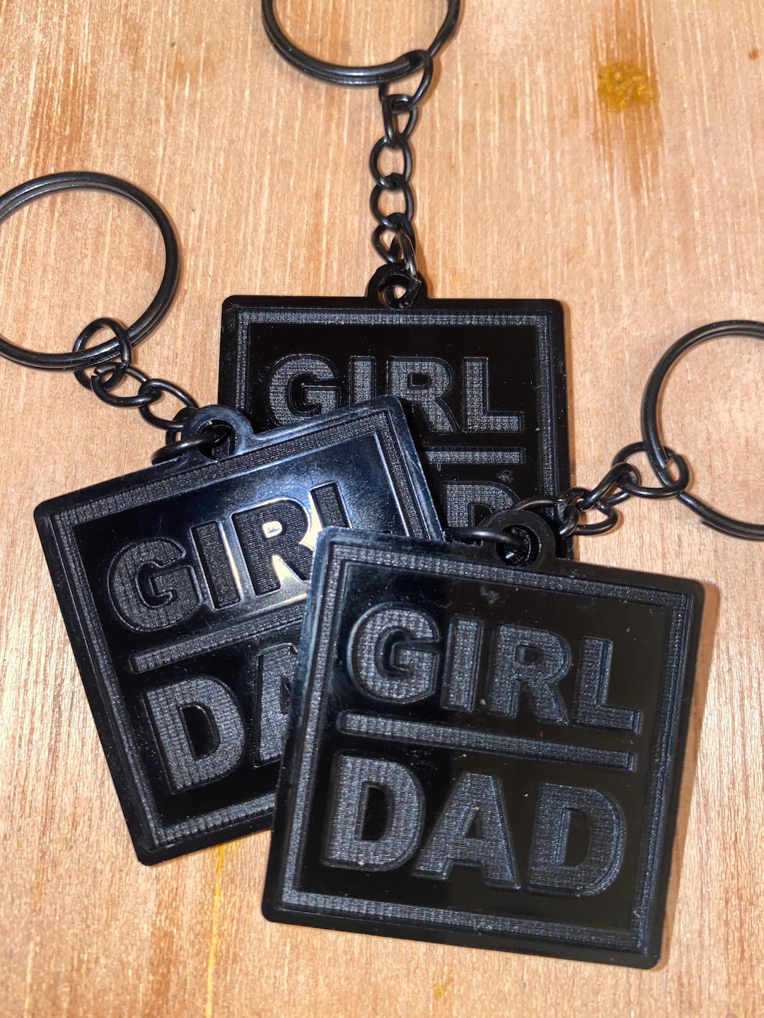 Girl Dad Keychain, Girl Dad, Father’s Day Gift, Dad of Girls, Girldad ...