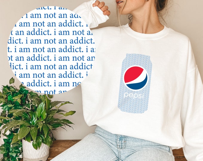 Vintage Pepsi Sweatshirt Pepsi Crewneck Pepsi Sweater Pullover ...