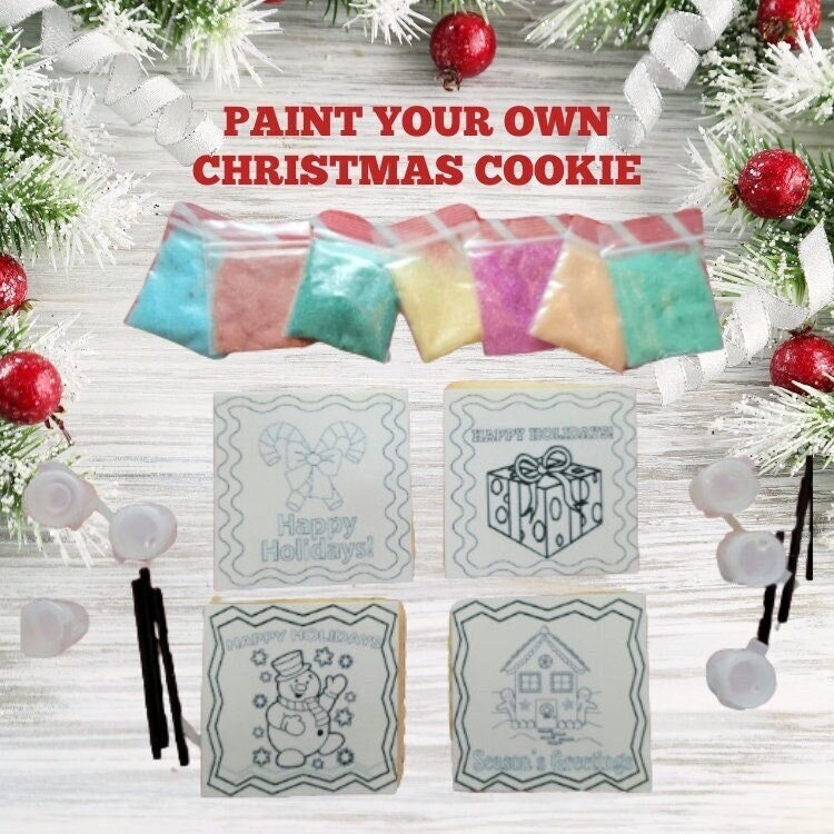 DIY Kit for Kids, Edible Topper Cookies, Snowman Kids Activity ...