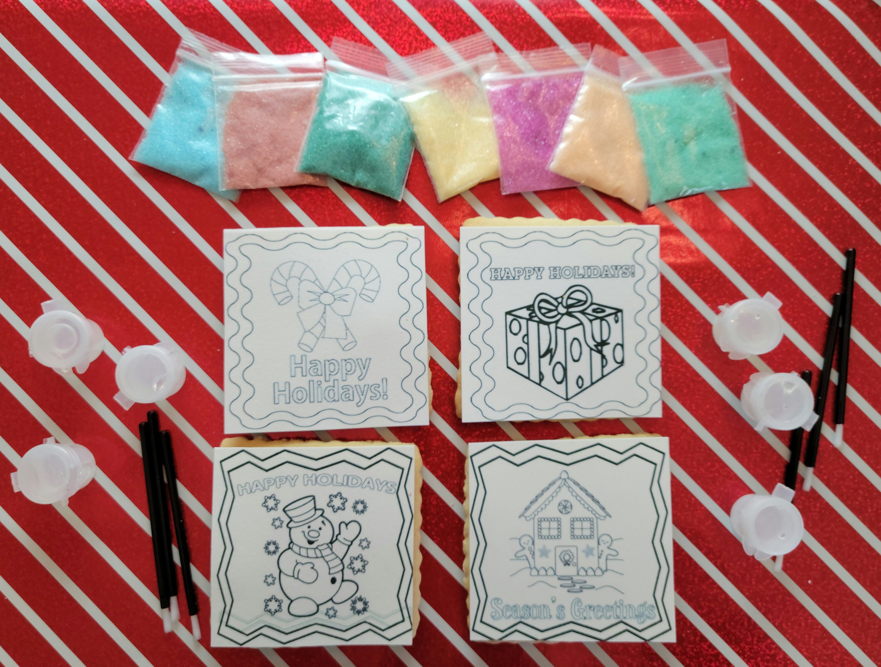DIY Kit for Kids, Edible Topper Cookies, Snowman Kids Activity ...