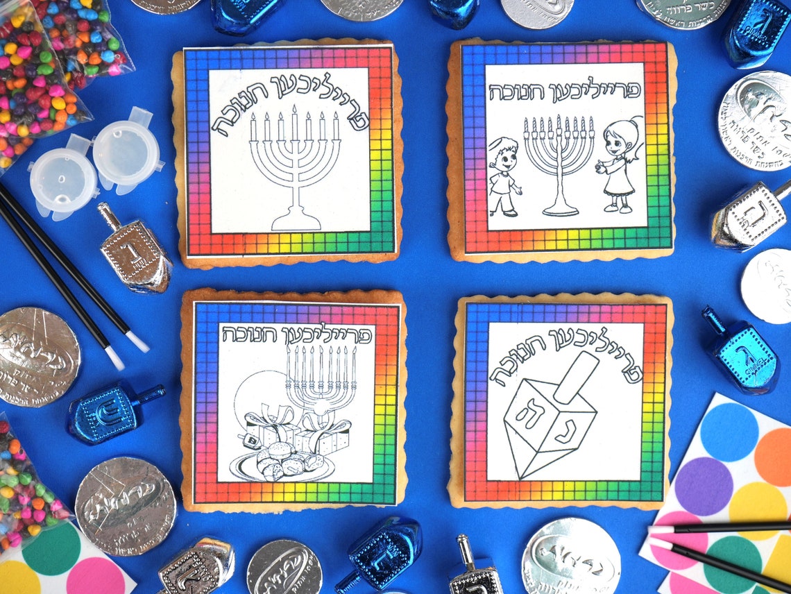 Paint Your Own Shortbread Cookies Set Mosaic Paint Combo - Etsy