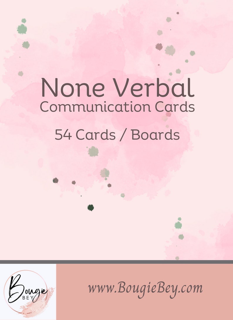 Communication Cards, Mutism, Anxiety, Learning Disabilities, Hearing ...