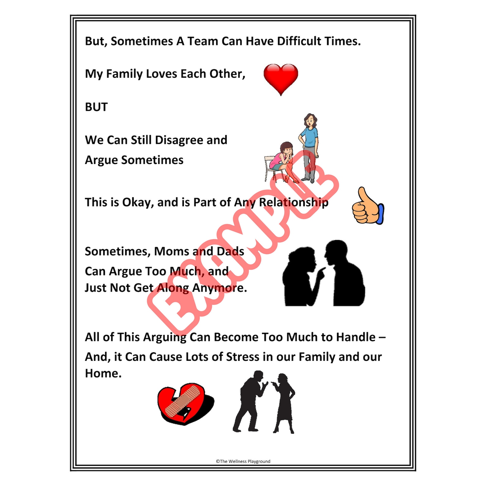 Divorce Separation Social Story for Kids | Social Story for Children on ...