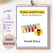 Public and Private Places Social Story: Special Education (PDF) - Etsy