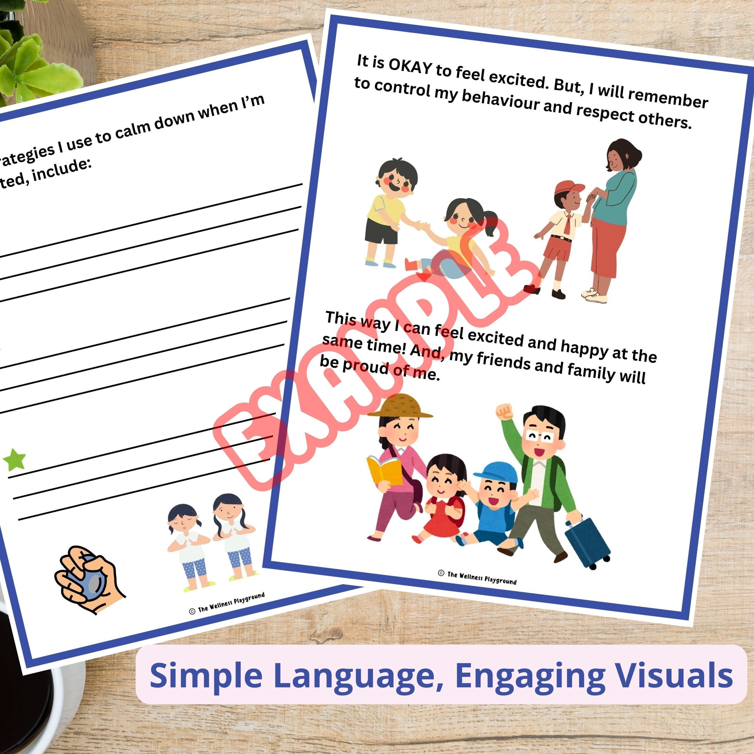 Social Story When I'm Feeling Excited | Feelings Social Story | Emotion ...