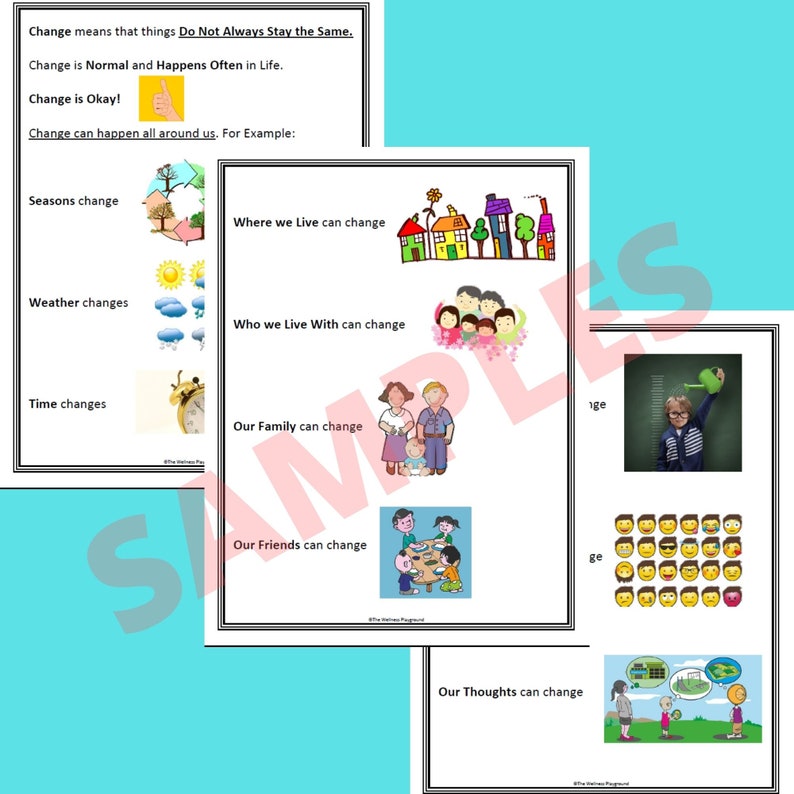 Coping With Change Social Story: Classroom Resource (digital Download ...