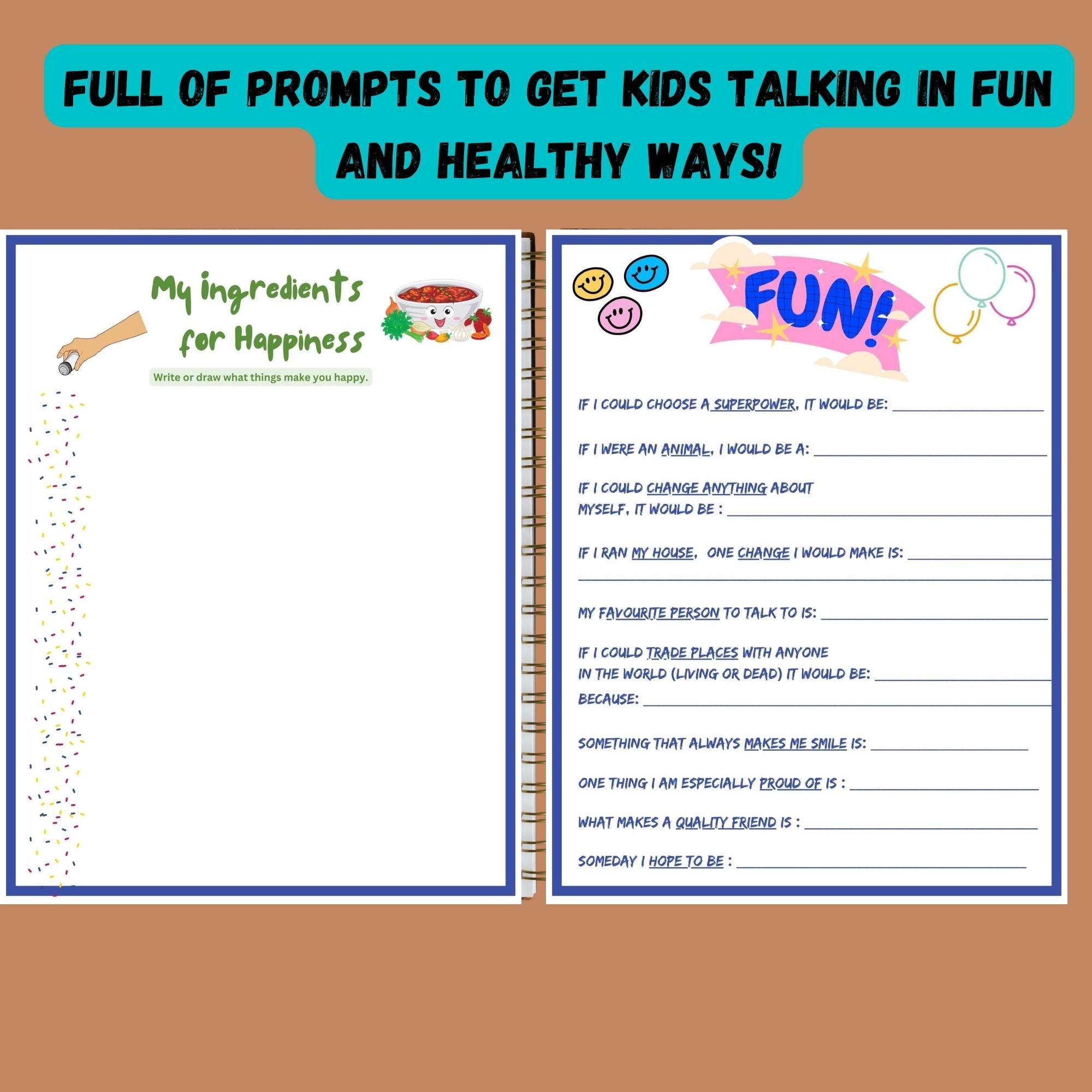 Social Emotional Learning Journal Kids Journal Wellness Journal ...