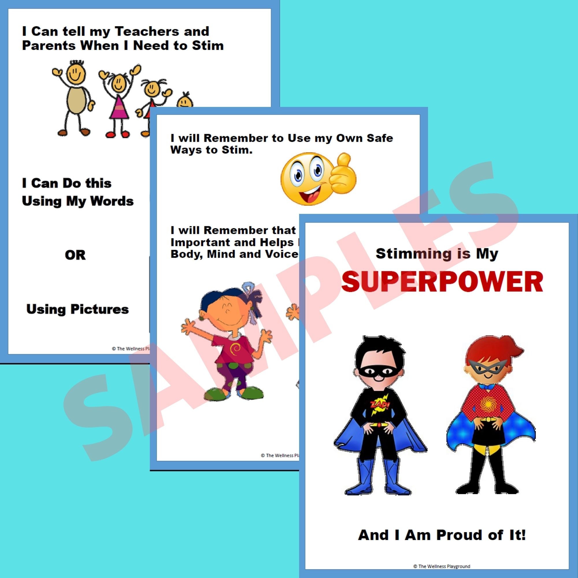 Autism Stimming Social Story: Superpower Behavior Lesson (PDF Download ...