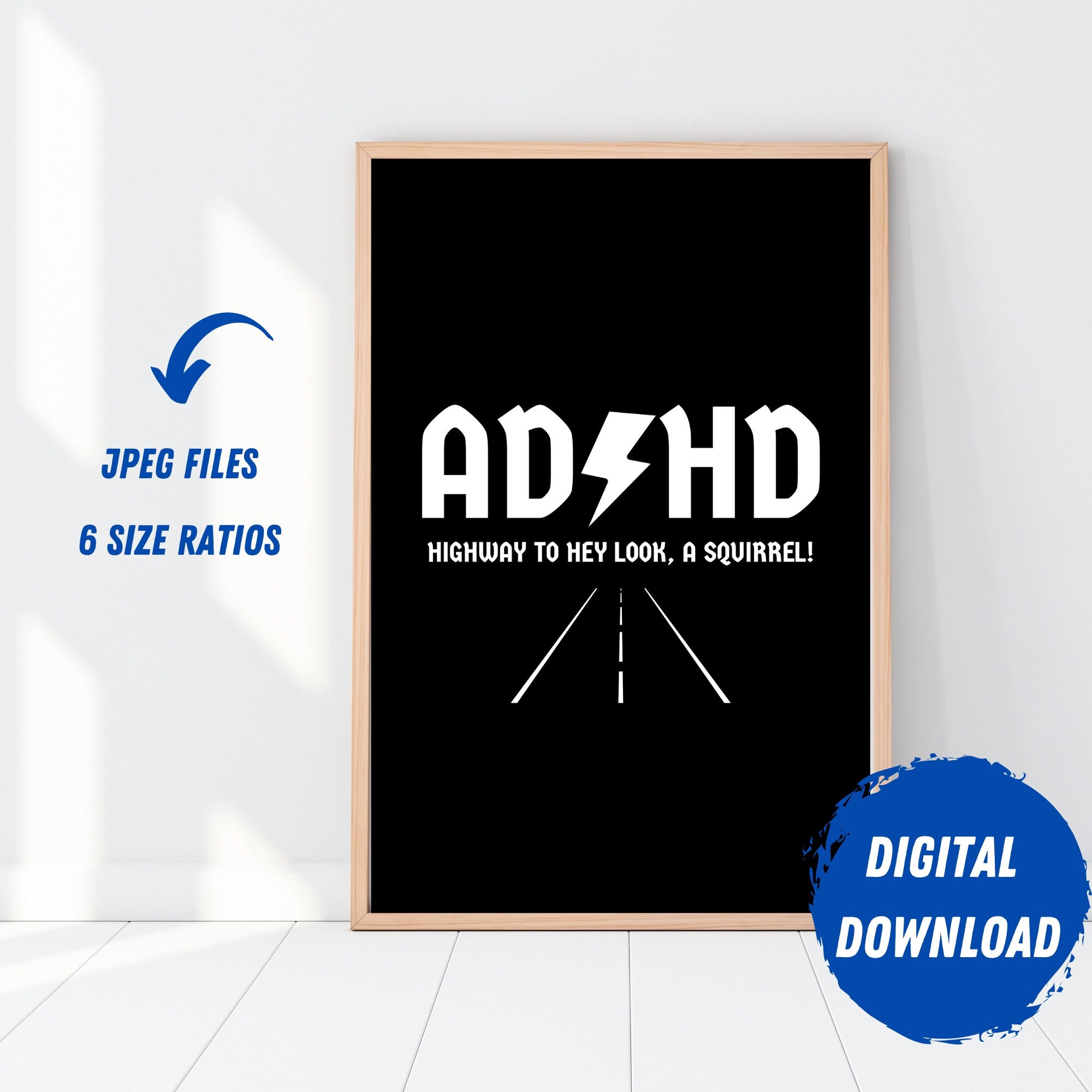 ADHD Poster, ADHD Print, Gift for ADHD Youth and Adults - Etsy
