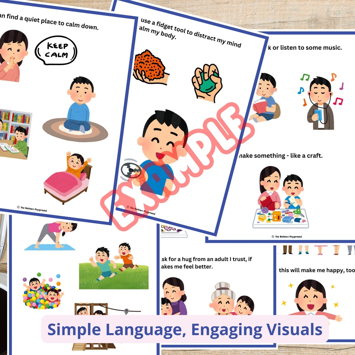 Calm My Body Social Story: Self-regulation Lesson for Kids (digital ...