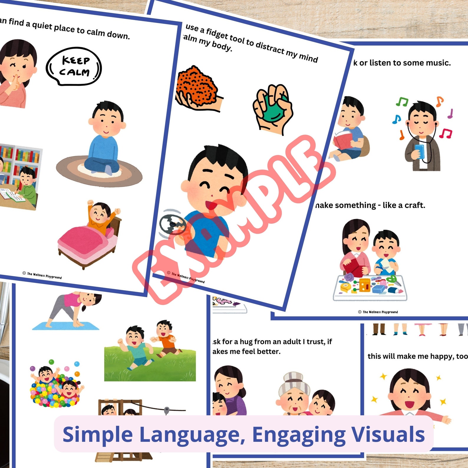 Calm My Body Social Story: Self-regulation Lesson for Kids (digital ...