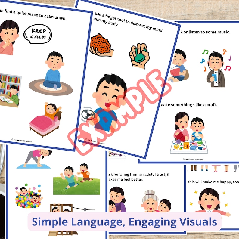 Calm My Body Social Story: Self-regulation Lesson for Kids (digital ...