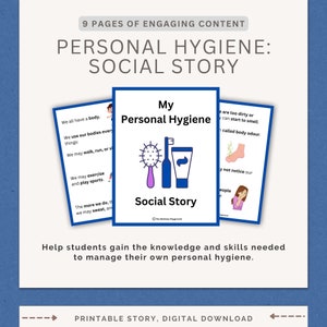 Personal Hygiene Social Story | Printable Digital Social Story ...
