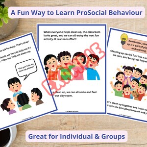 Printable Social Story for Kids About Cleaning up and Responsibility ...