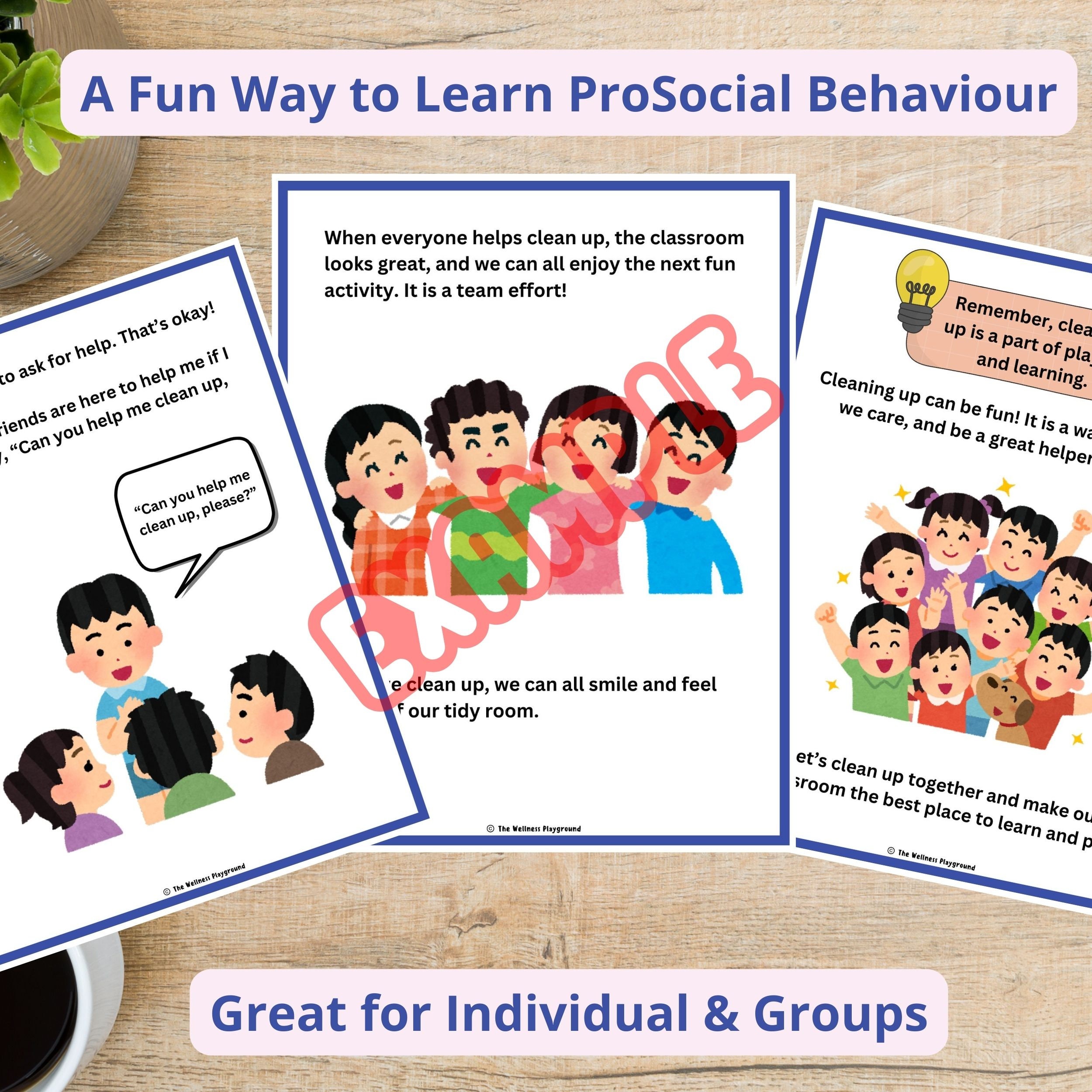 Printable Social Story for Kids About Cleaning up and Responsibility ...