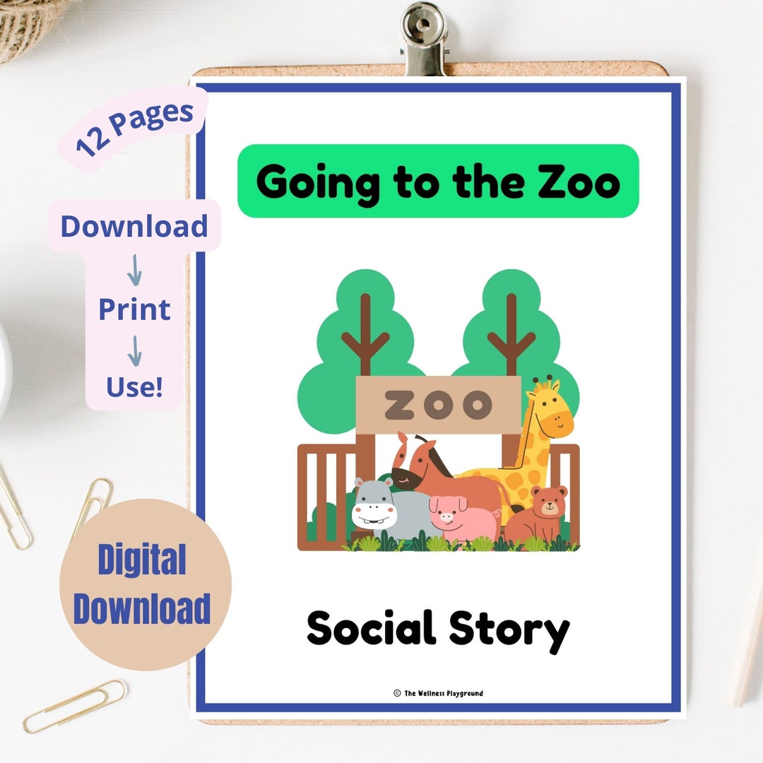 Social Story: Going to the Zoo | Zoo Outing Social Story | Life Skills ...