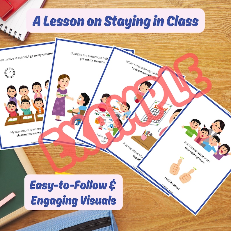 Classroom Behavior Social Story: School Safety Resource (PDF) - Etsy