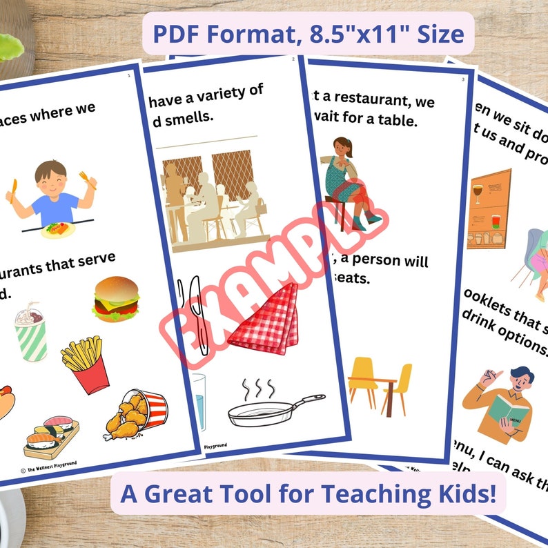 Social Story: Going Out to a Restaurant | Life Skills Lesson | Special ...