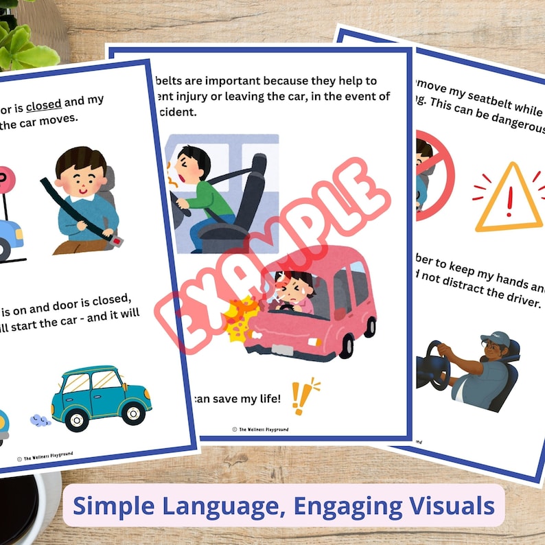 Car Ride Social Story: Autism Travel Safety (PDF Download) - Etsy