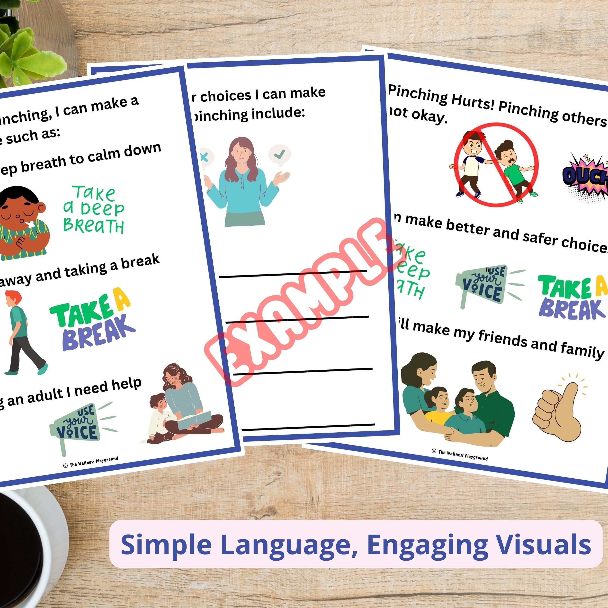 Social Story: No Pinching | Social Emotional Lesson | Behavior Social ...