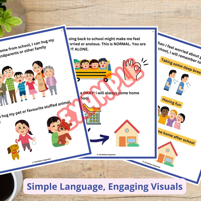 Social Story: Going Back to School, Coping With Separation Anxiety ...