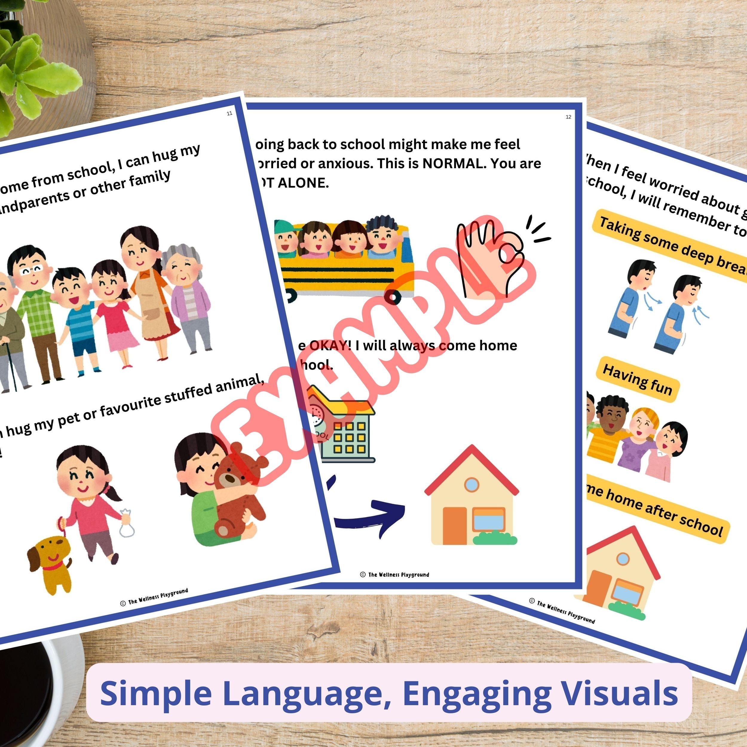 Social Story: Going Back to School, Coping With Separation Anxiety ...