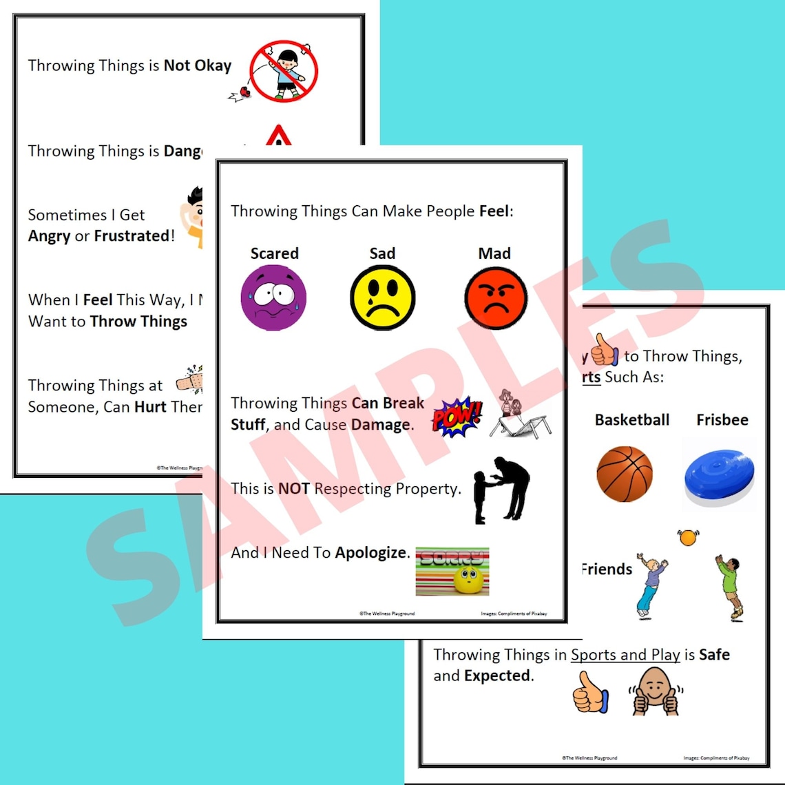 Social Story Throwing Things is Not Okay | Digital Social Story ...