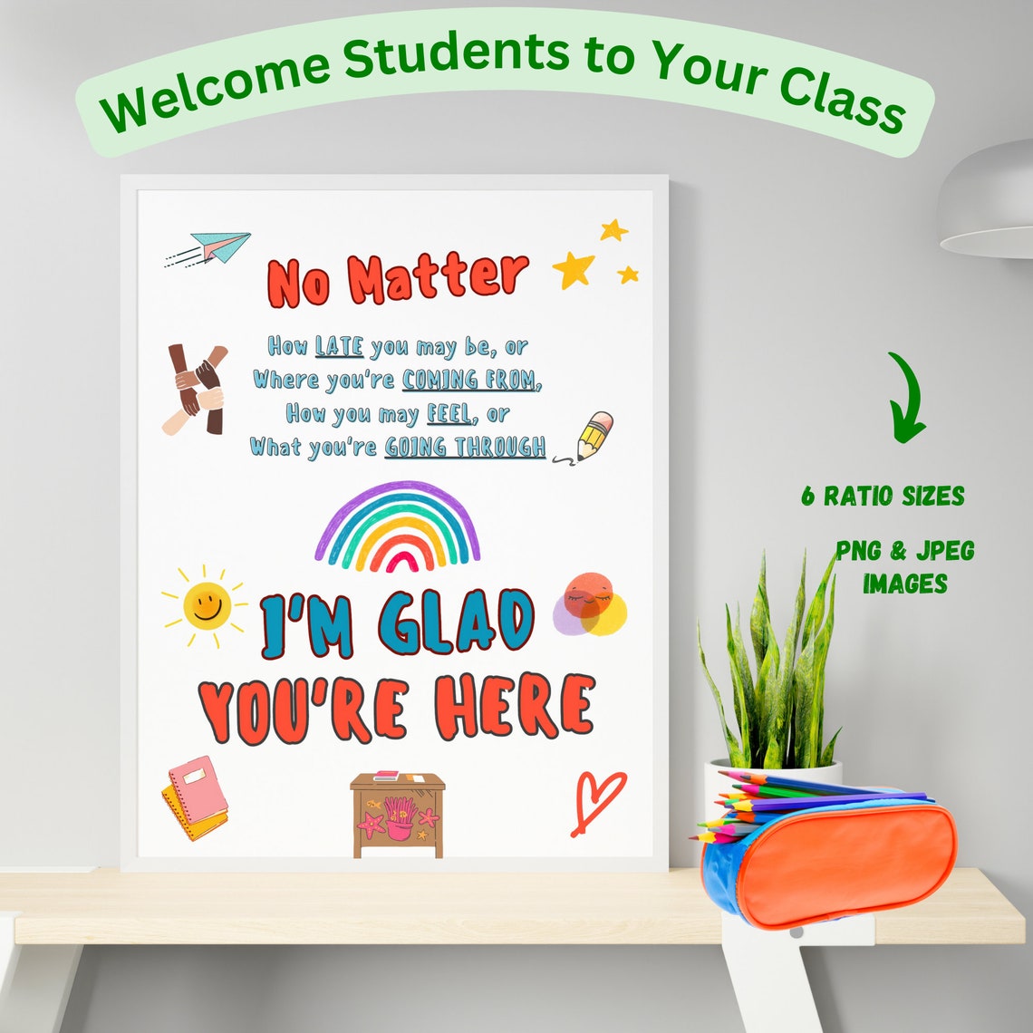 Classroom Door Poster Classroom Welcome Sign Printable - Etsy