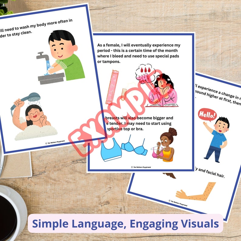 Social Story About Puberty What to Expect Lesson for Kids on Growing up ...