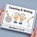 Learning Numbers 1 to 10 Counting and Writing Practice Numbers 1 to 10 ...