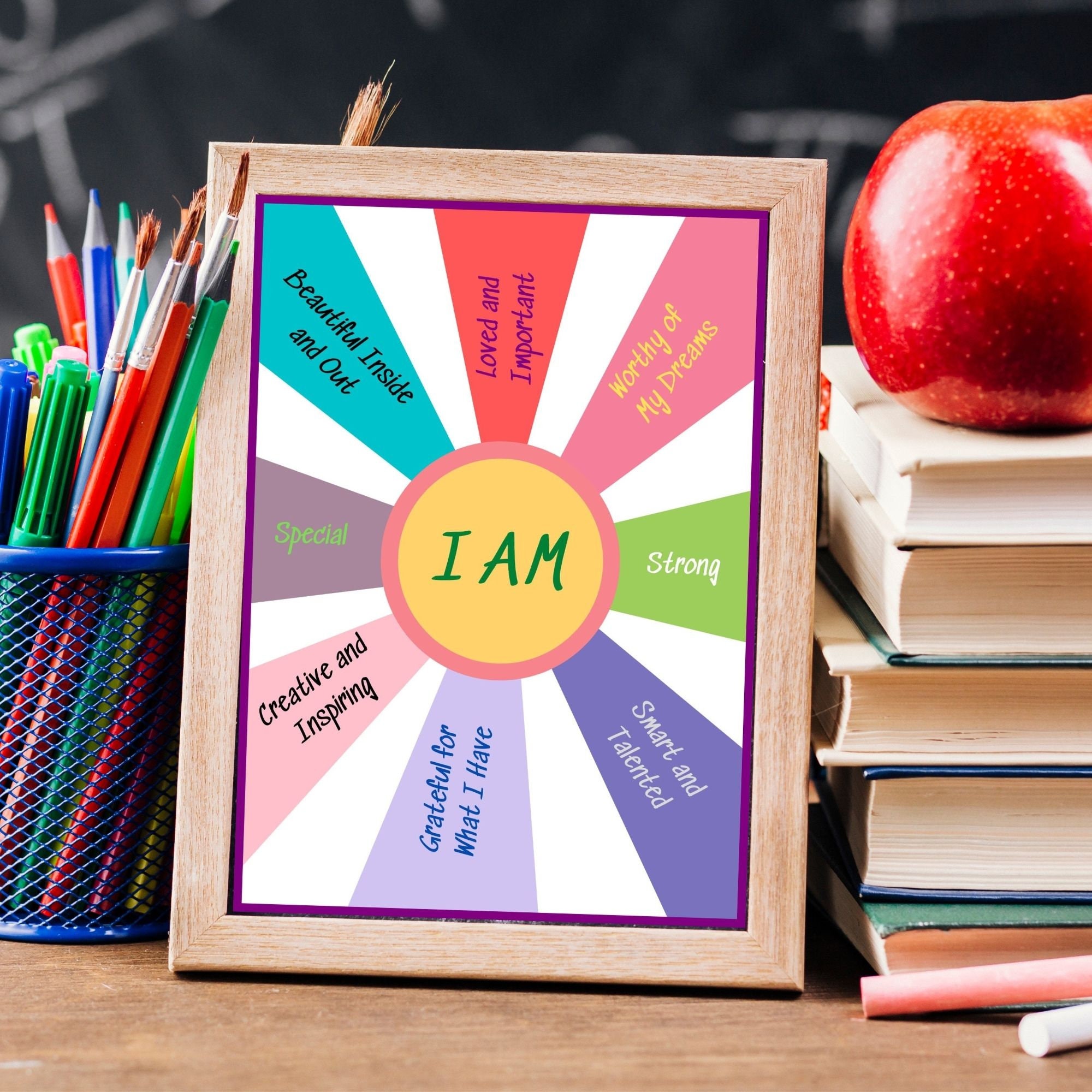 Inspirational Poster | Classroom Print | Mental Health Poster | Self ...